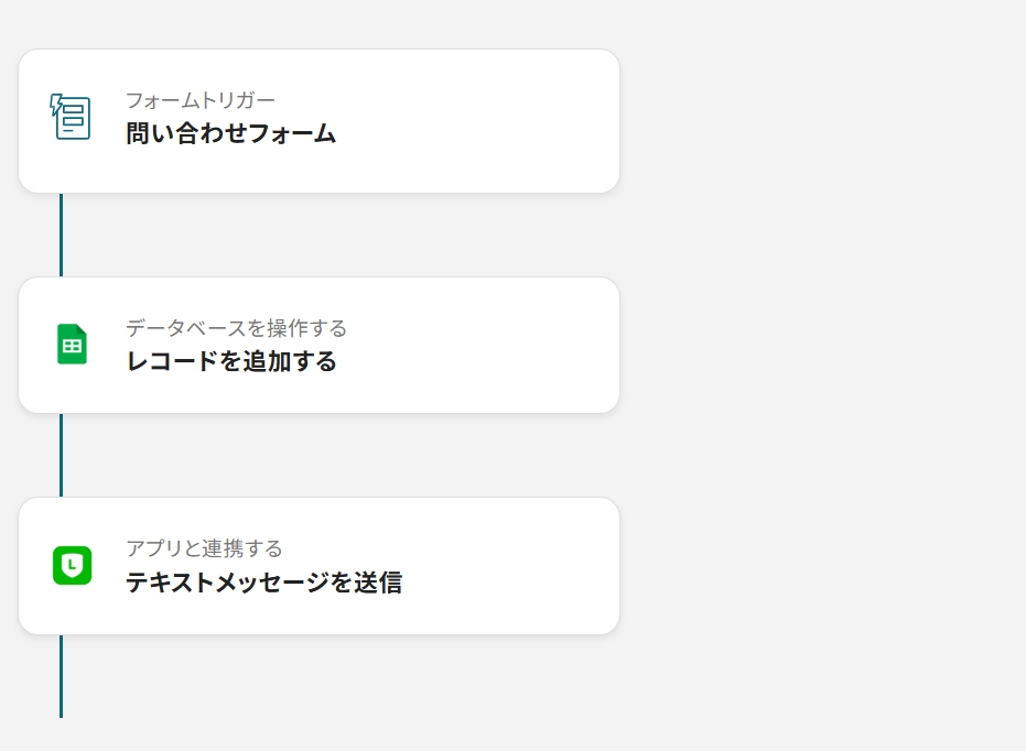 フォームに回答があったら、Googleスプレッドシートに情報を追加してLINEに通知する方法｜Yoom